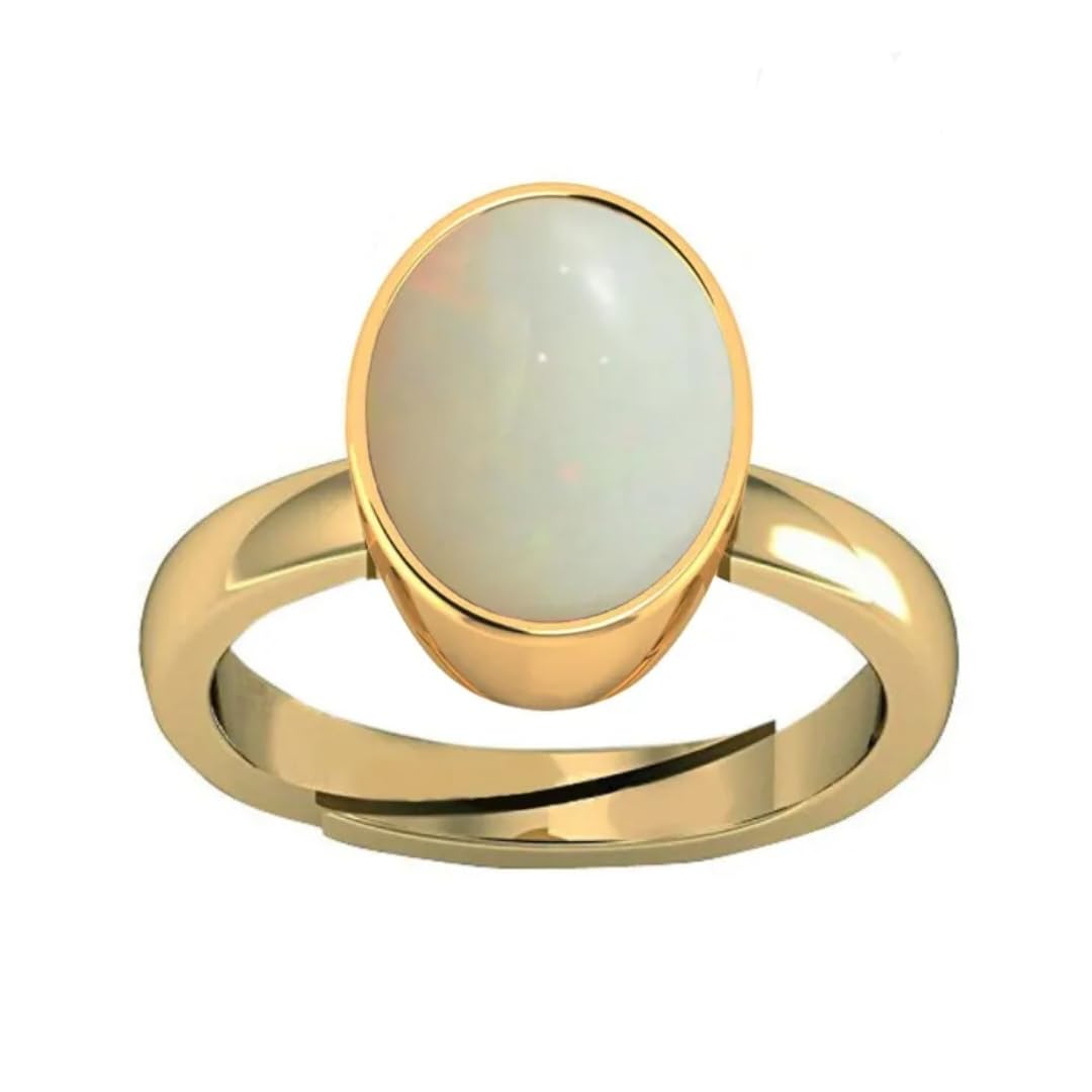Buy Gemscom 7.25 Ratti Natural Fire Opal Stone Rashi Ratna Original and ...
