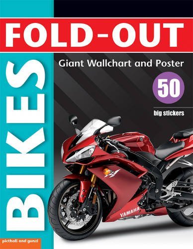 Fold Out Bikes Plus 50 Big Stickers Giant Wall Chart | Desertcart INDIA