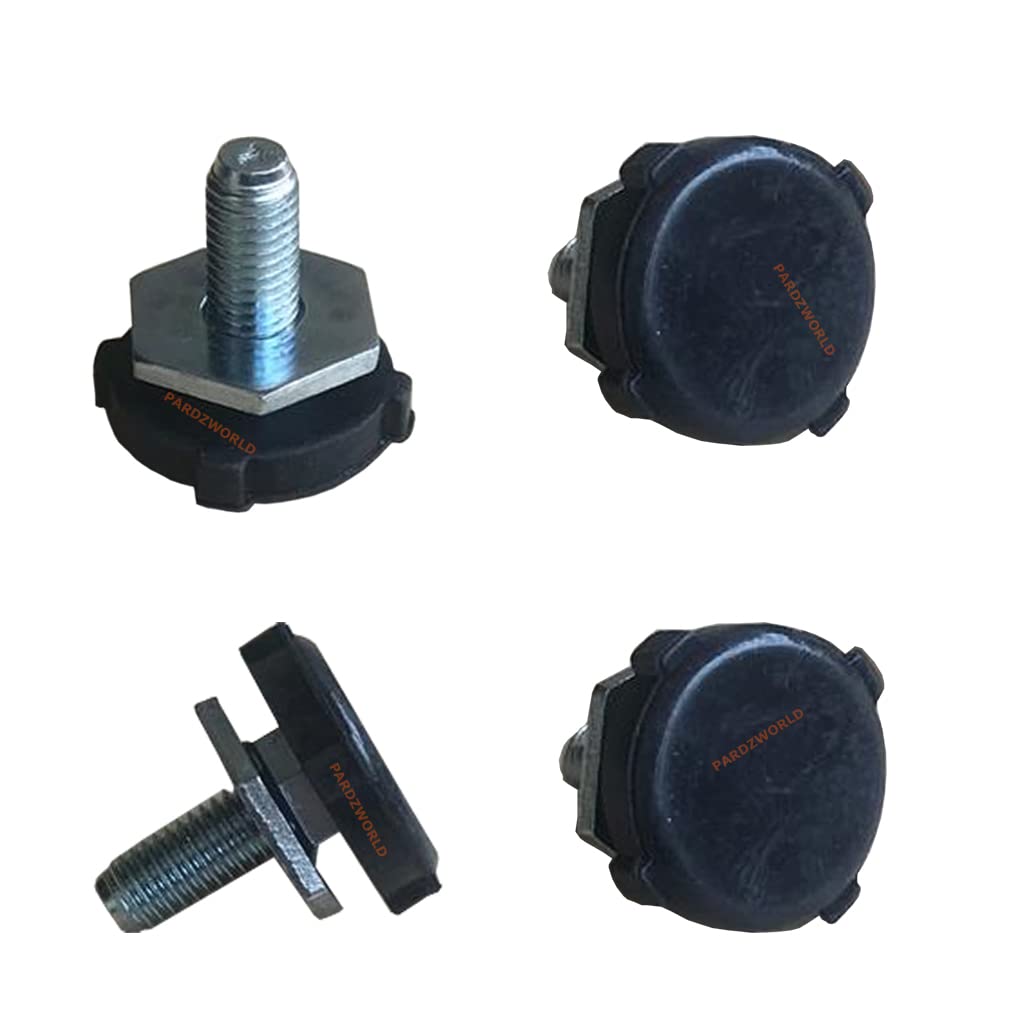PARDZWORLD Washing Machine Leg or Levelling Foot with Rubber Grip (4 ...
