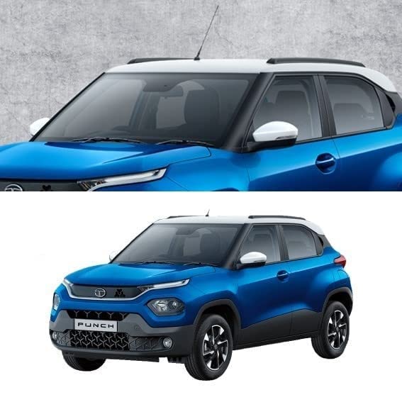 DriveStylish ABS Roof Rails with 3M Adhesive Tape for Tata Punch ...