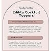 Amazon.com: 50 Edible Garnish Toppers- Disco Cowgirl - 2 inch Cocktail ...