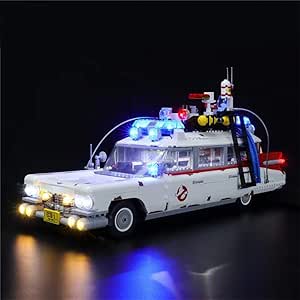 LEGO-Compatible Ghostbusters ECTO-Car Kit with Remote Control Lights ...