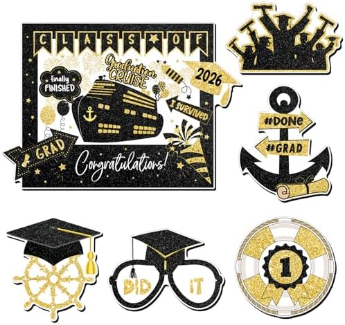 Amazon.com: Graduation Cruise Magnets - 6 Pcs Graduation Magnets for ...