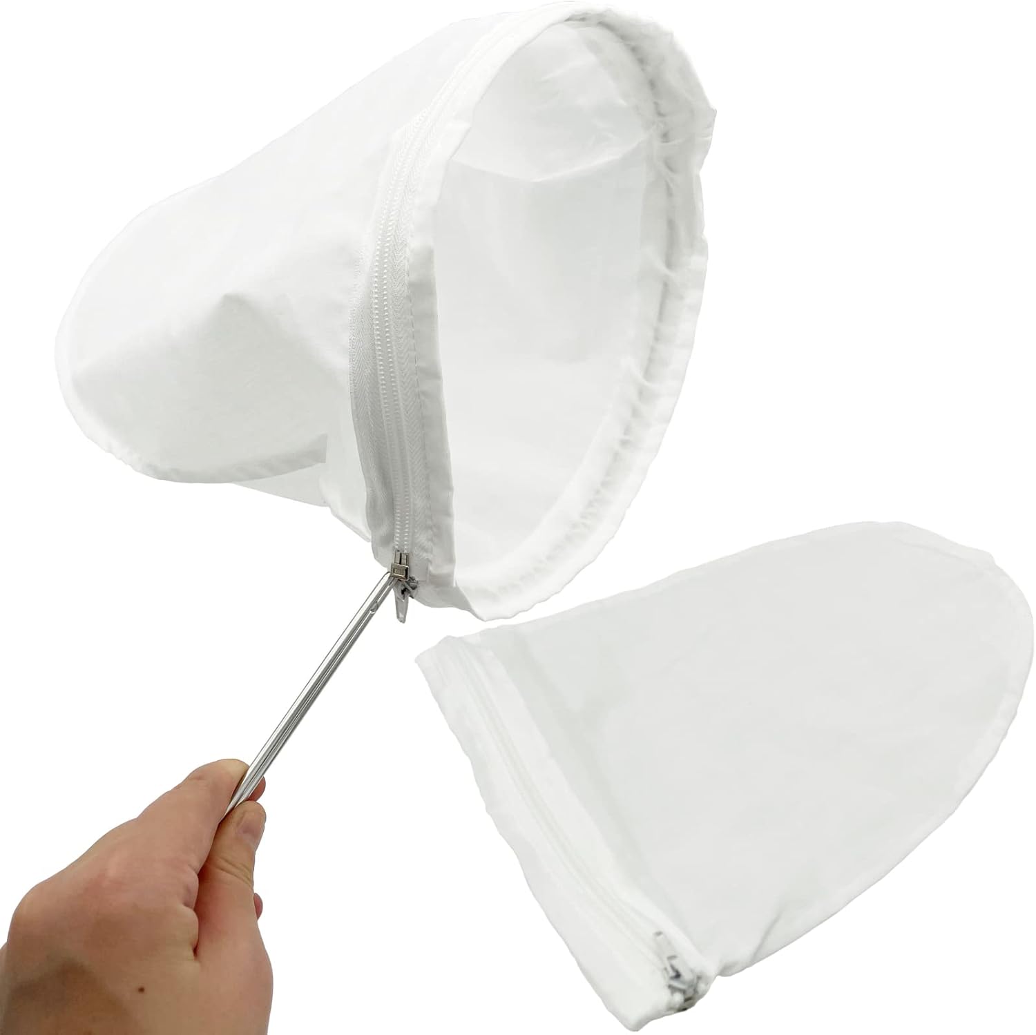 Amazon.com: Reusable Fine Mesh Strainer Bags With Stainless Steel Frame ...