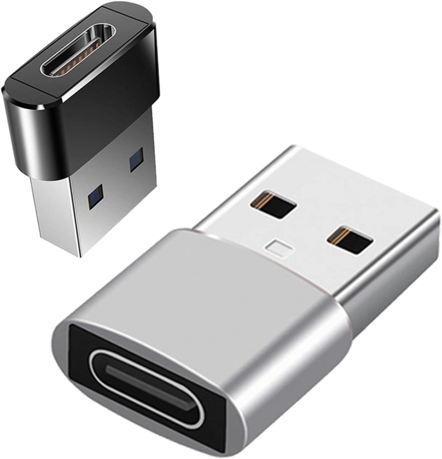 Amazon.com: USB C to USB Adapter 3.0 Pack of 2- Fast Data Transfer ...