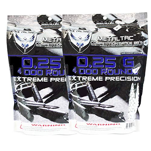 Snapklik.com : MetalTac Airsoft BBS 25g 8000 Rounds Match Grade BB ...