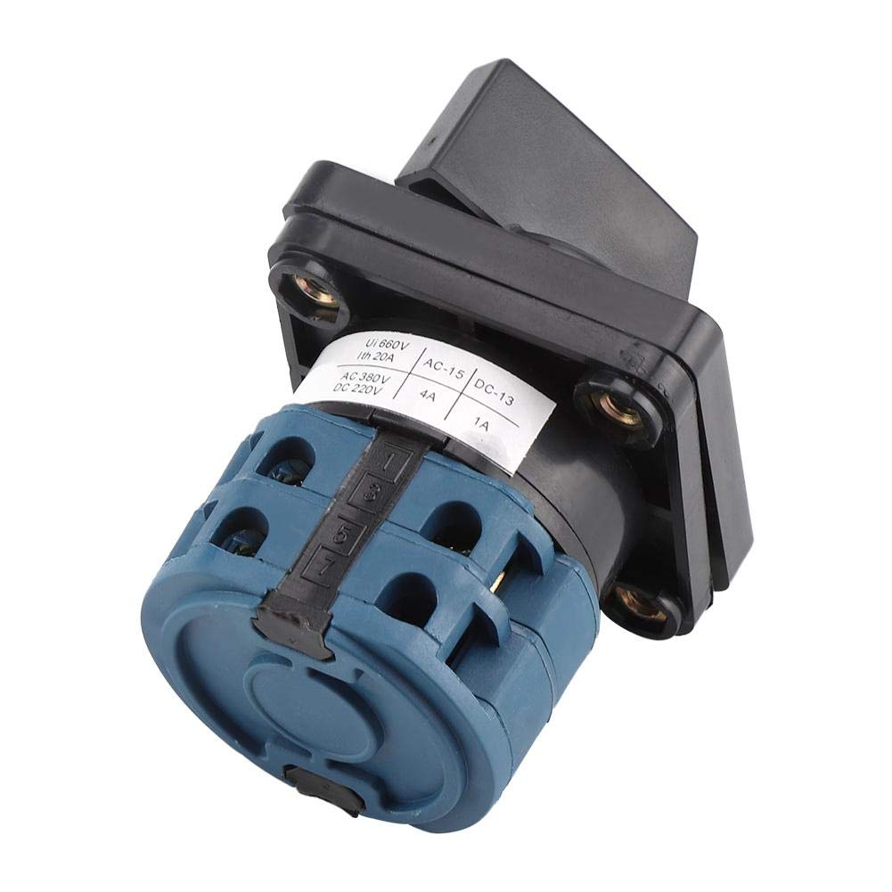 Buy 660V 20A Changeover Switch 4-Position 2 Pole Rotary Selector ...