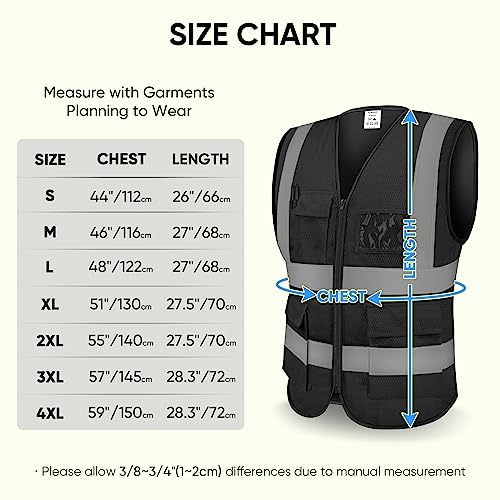 Snapklik.com : TICONN Reflective Safety Vest High Visibility Class II ...