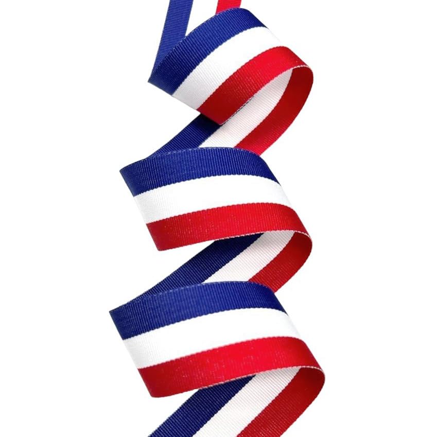 Amazon.com: USA Made 1-3/8" Red/White/Blue Striped Grosgrain Ribbon ...