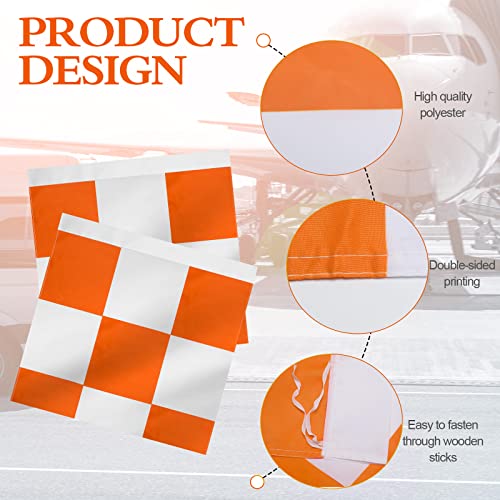 Snapklik.com : Heavy Duty Airport Flag 30 X 30 Inch Safety Marking ...