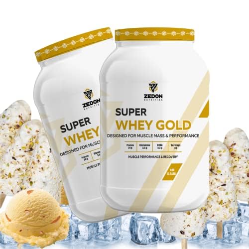 Zedon Nutrition Super Whey Gold 100% Whey Isolate Protein, 24g Protein ...