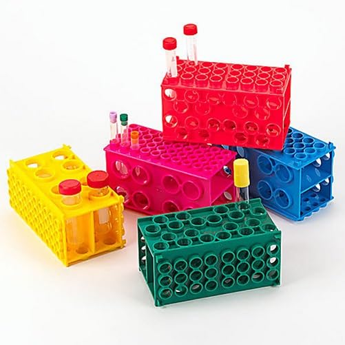 GLOBE SCIENTIFIC TUFFBLOK 4-Way Interlocking Tube Racks: Amazon.com ...