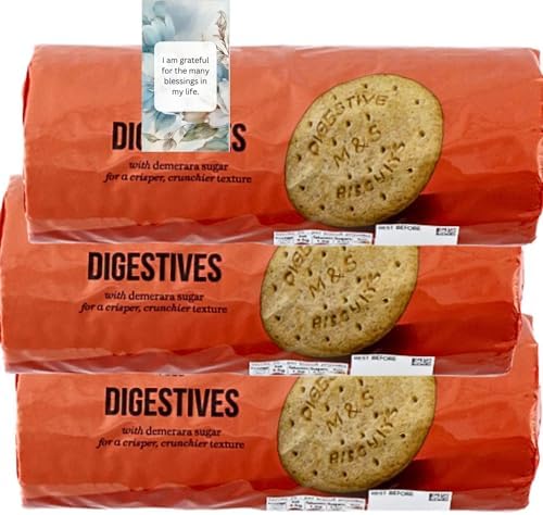 Traditional Digestive Crisp & Crunchy Biscuits with Demerara Sugar ...