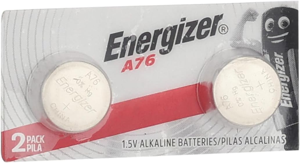 Energizer A76/LR44 Alkaline Batteries Pack of 2 1.5V: Buy Online at ...
