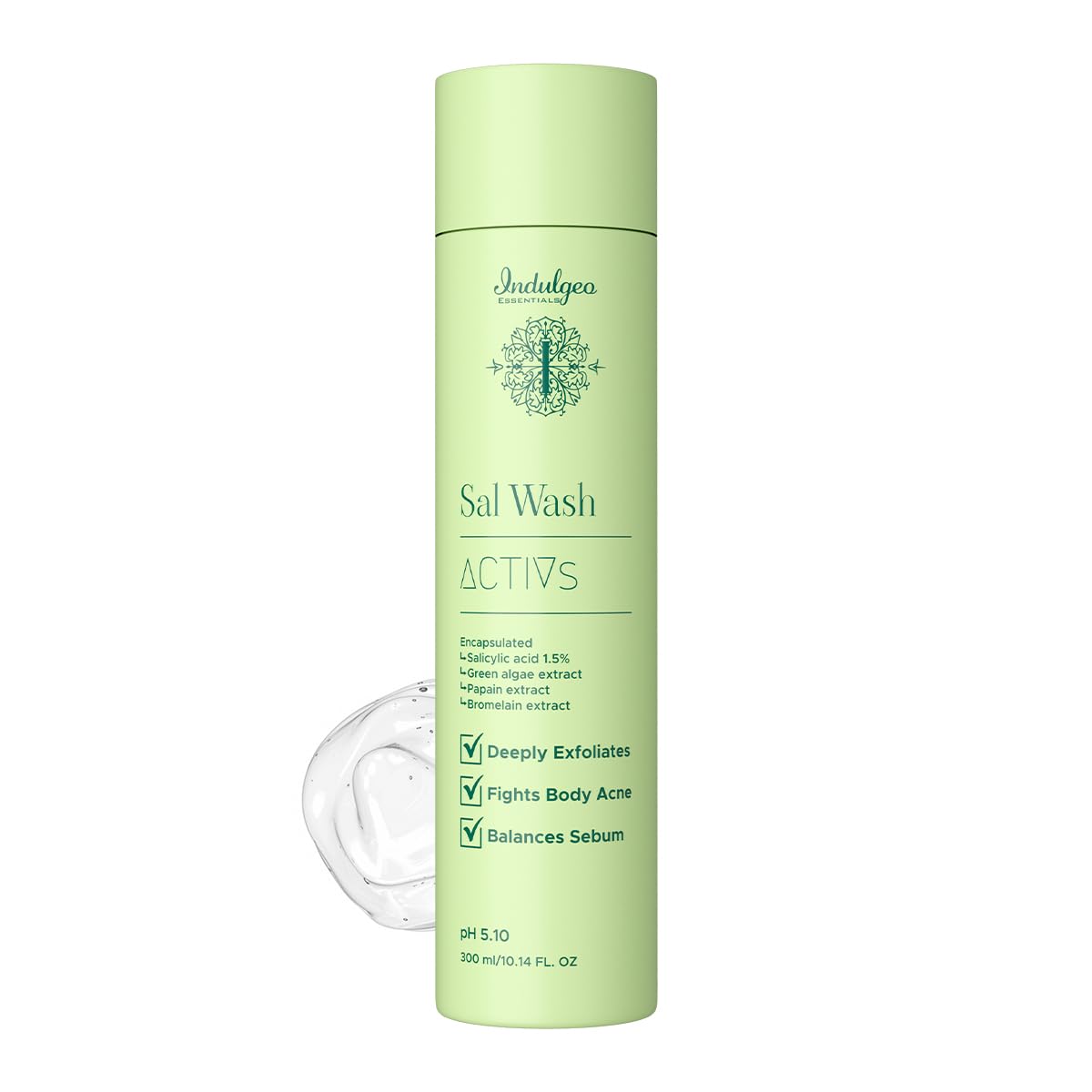 Buy INDULGEO ESSENTIALS Sal Wash - Body Wash With Encapsulated ...