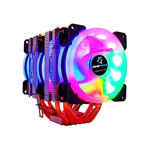 GAMEFORCE COPPER 6 Intel/AMD Uyumlu CPU Soğutucu : Amazon.com.tr ...