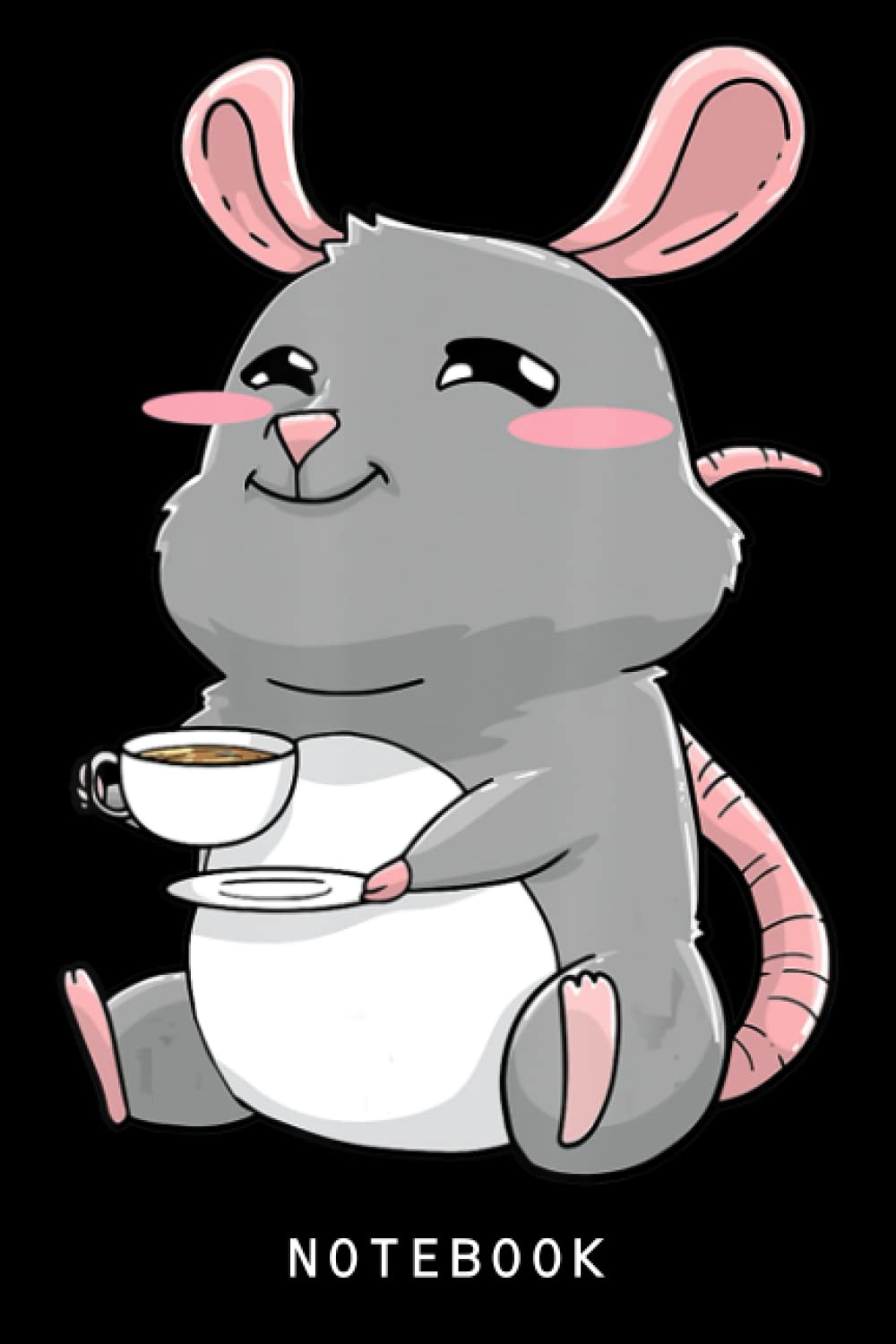 Rat Coffee Anime Kawaii Cute Notebook: Cute Anime Girl Journal Or ...