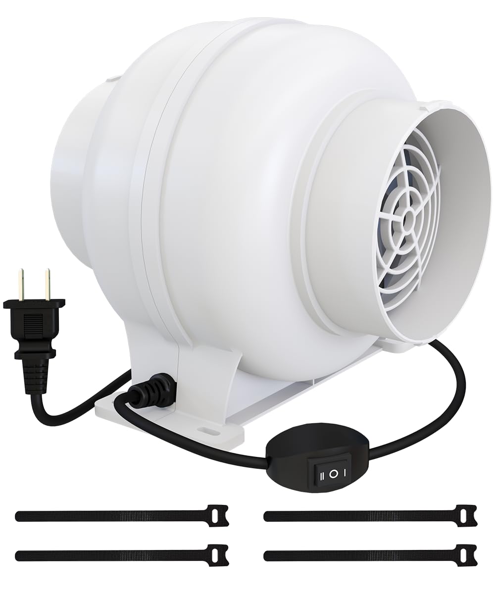 Amazon.com: Artibear 3.5 Inch 168 CFM Inline Duct Ventilation Fan with ...