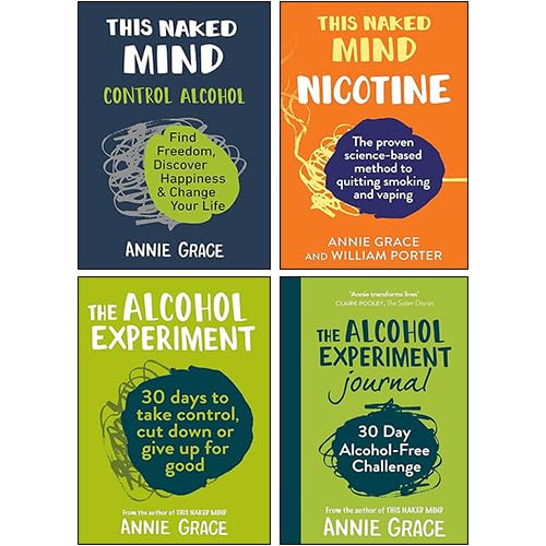 Annie Grace 4 Books Collection Set(This Naked Mind, The Alcohol ...