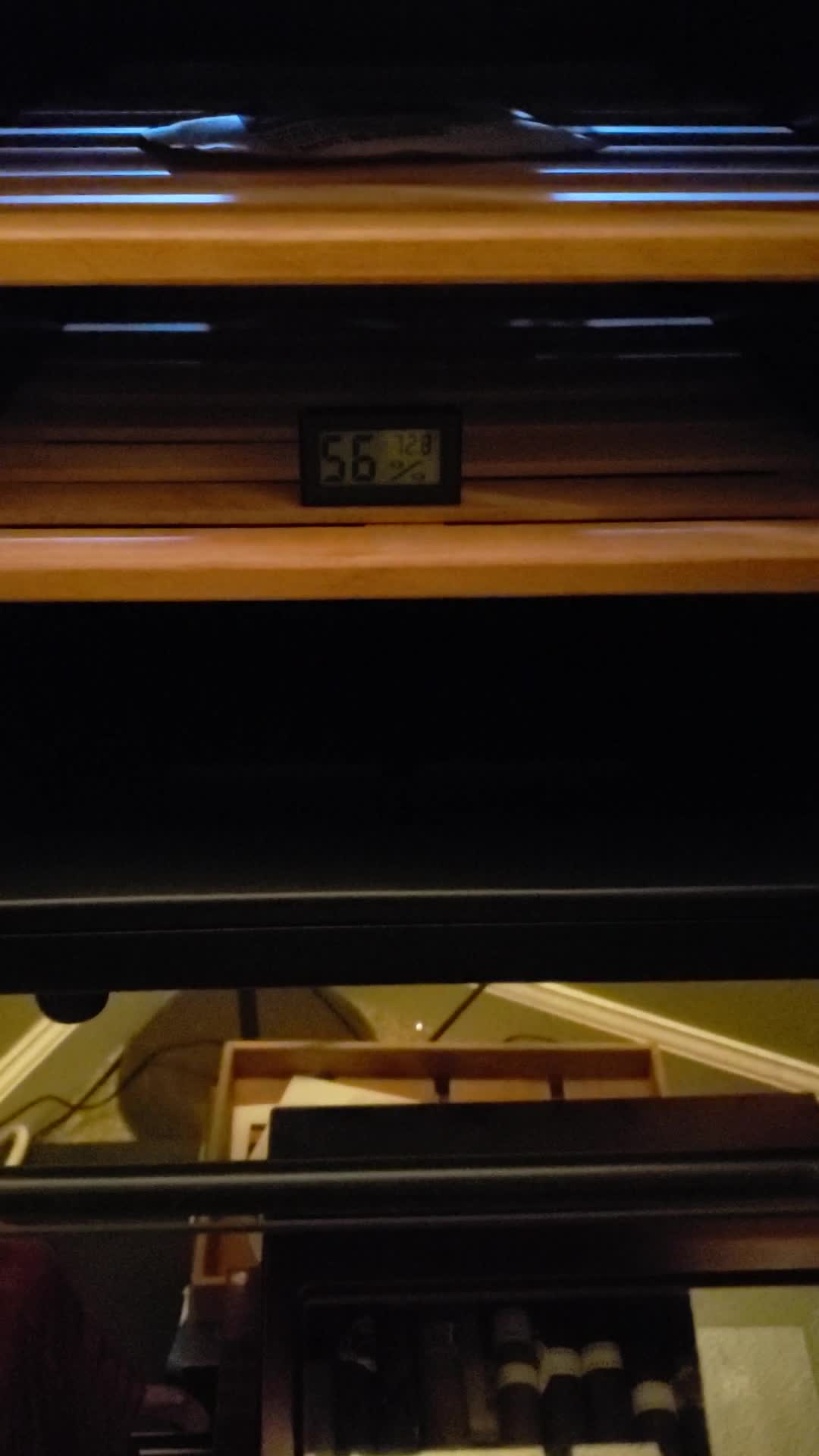 Watch Audew Cigar Cooler Humidor Spanish Cedar Wood 300 Capacity on ...