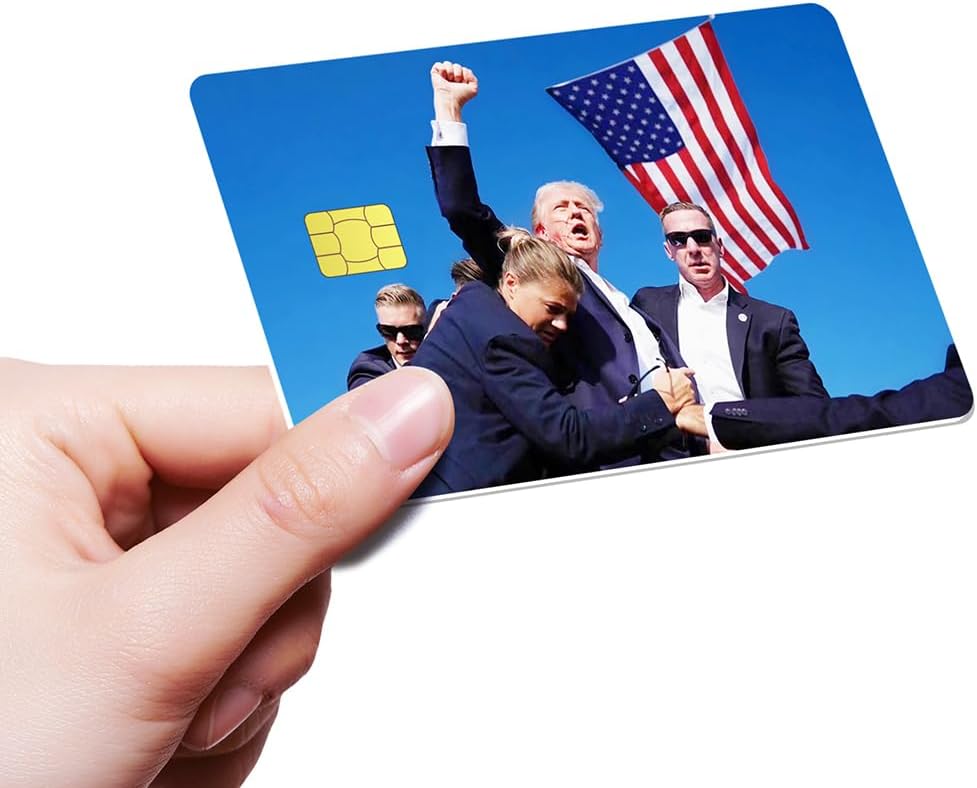 Amazon.com: Donald Trump Rally attack 2024 Credit Card Skin, Debit Card ...