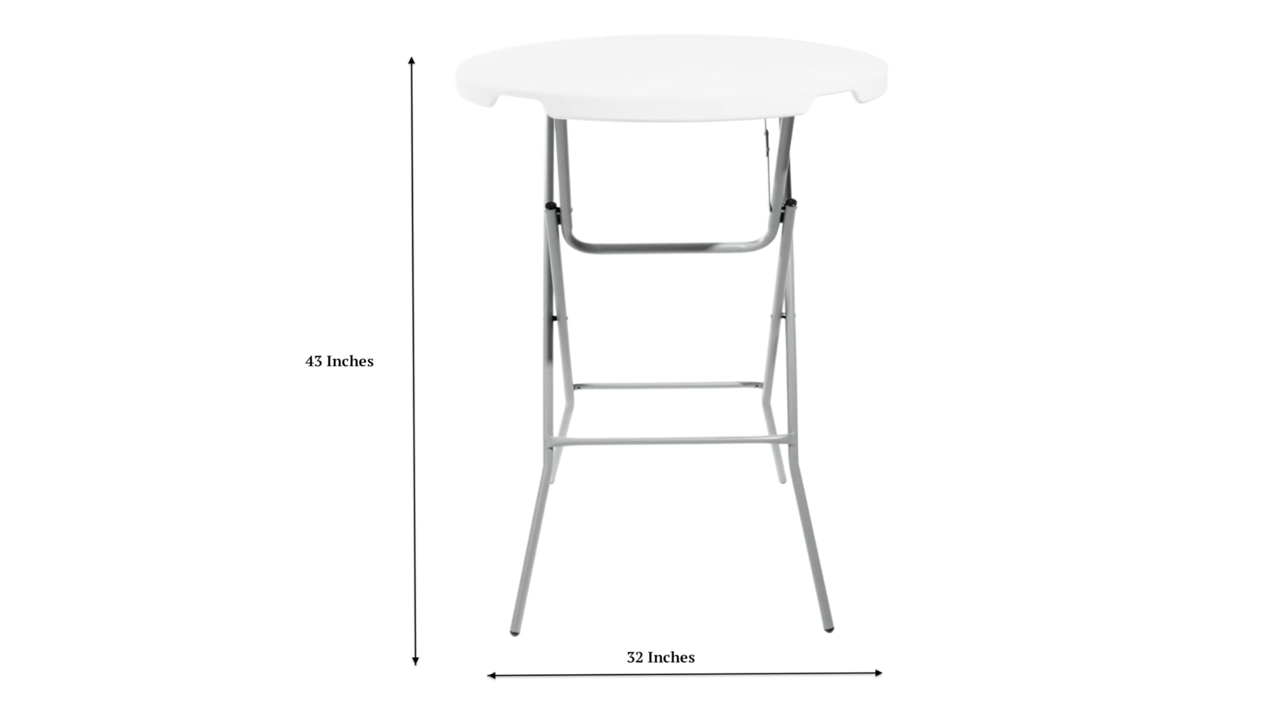 Folding High Top Cocktail Tables Amazon.com: Hoteam 3 Pack Round