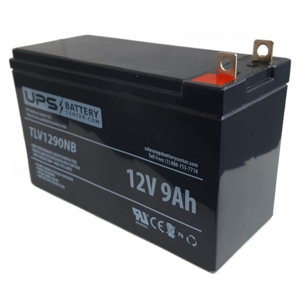 12 Volt 9Ah Sealed Lead Acid Rechargeable Battery with Nut & Bolt ...