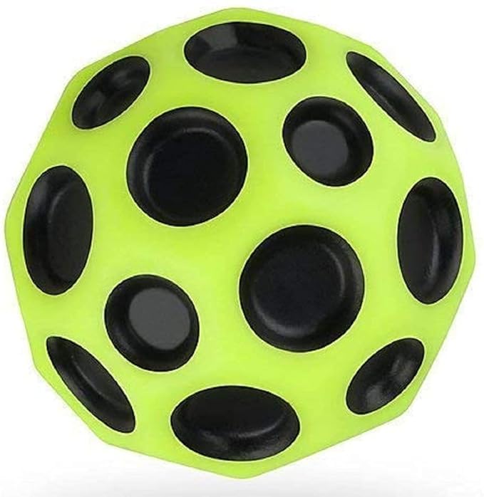 MSGH Toyz Bouncing Moon Basketball For Kids With Soft Rubber Bounce ...