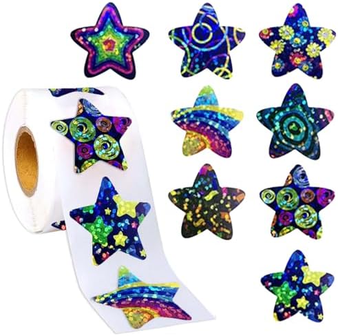 Shiny Reward Stickers for Children, 500Pcs Self Adhesive Sparkly ...