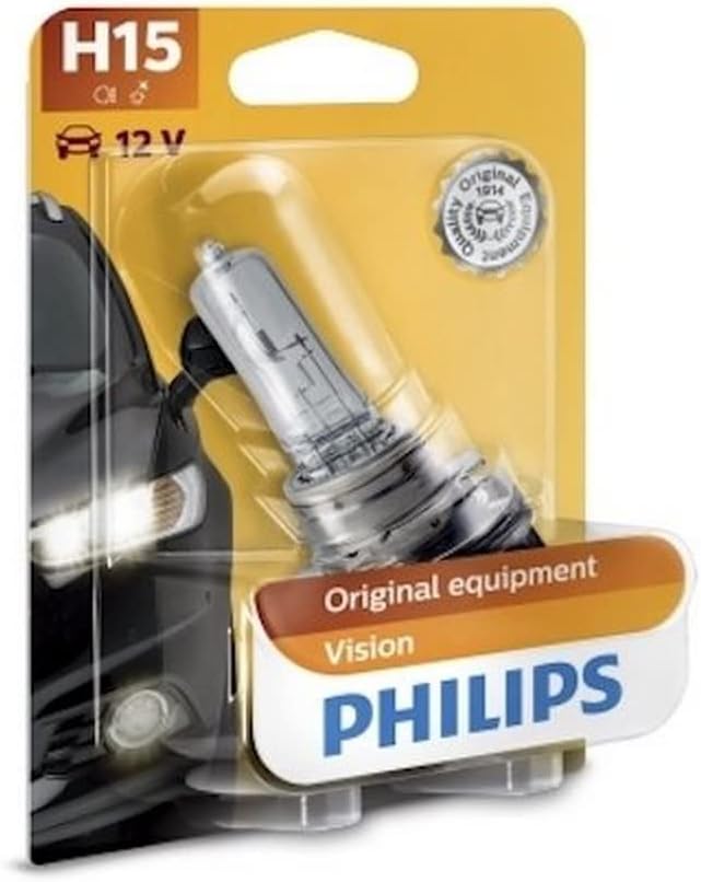 Philips H15 Standard Halogen Replacement Headlight Bulb, 1 Pack ...
