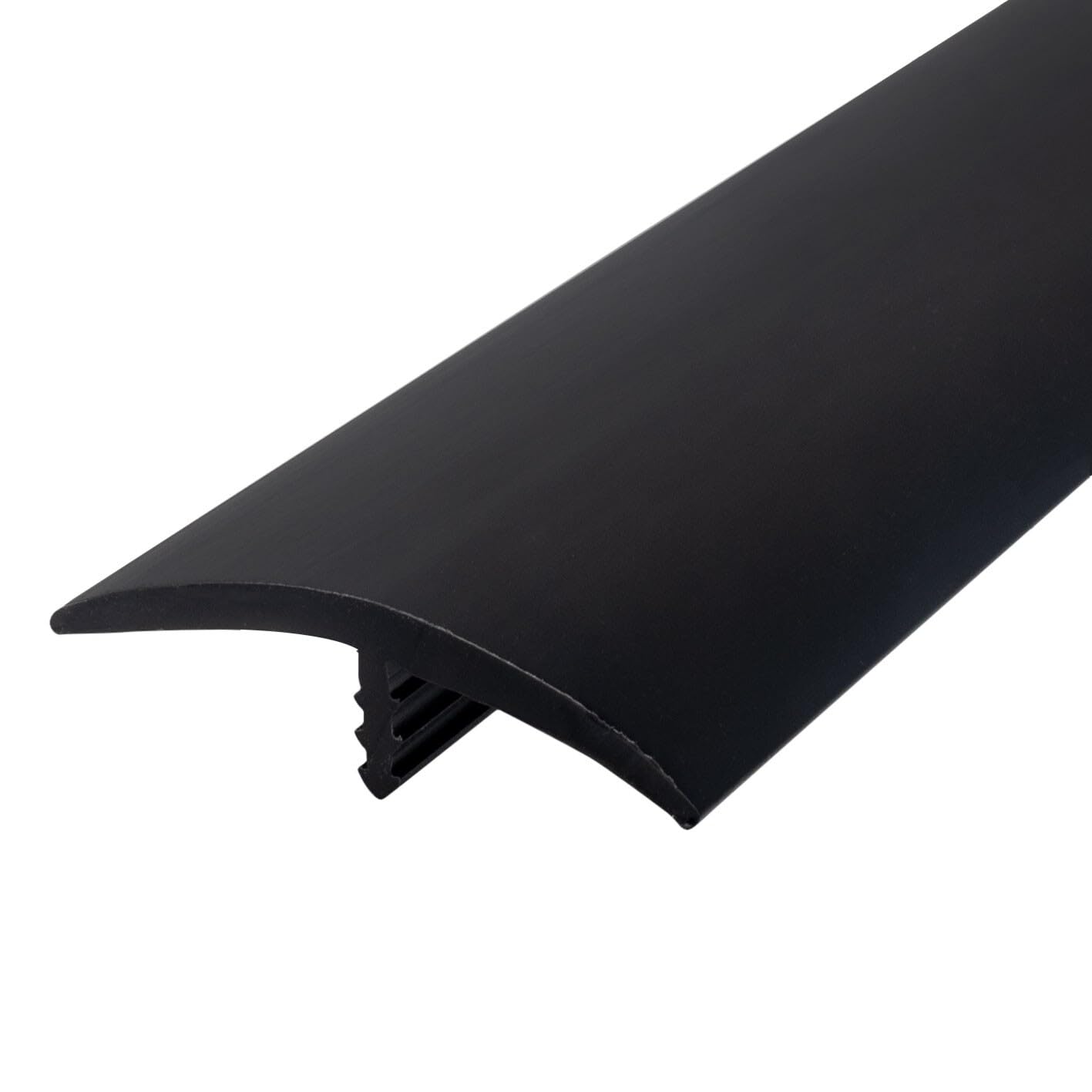 Snapklik.com : Outwater Plastic T-molding 1-1/2 Inch Black Flexible ...