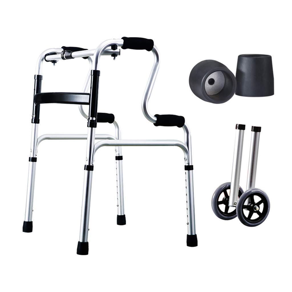 Buy Walking Frame with Wheels Lightweight Folding for Elderly ...