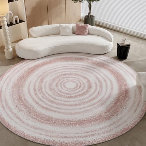 Round Rug 6x6 ft Abstract Round Area Rug for Living Room-Round Carpet ...