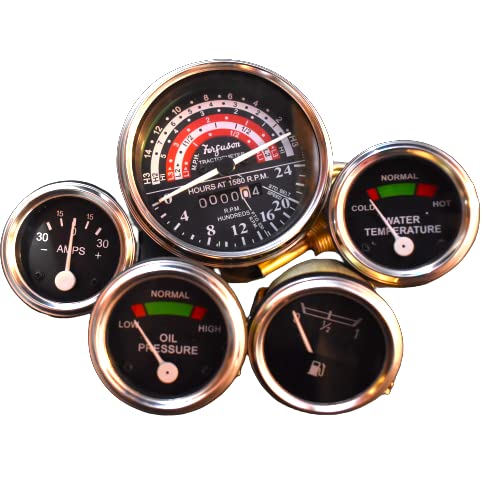 Amazon.com: Massey Ferguson Tractor Gauge Kit + Tachometer Anti ...