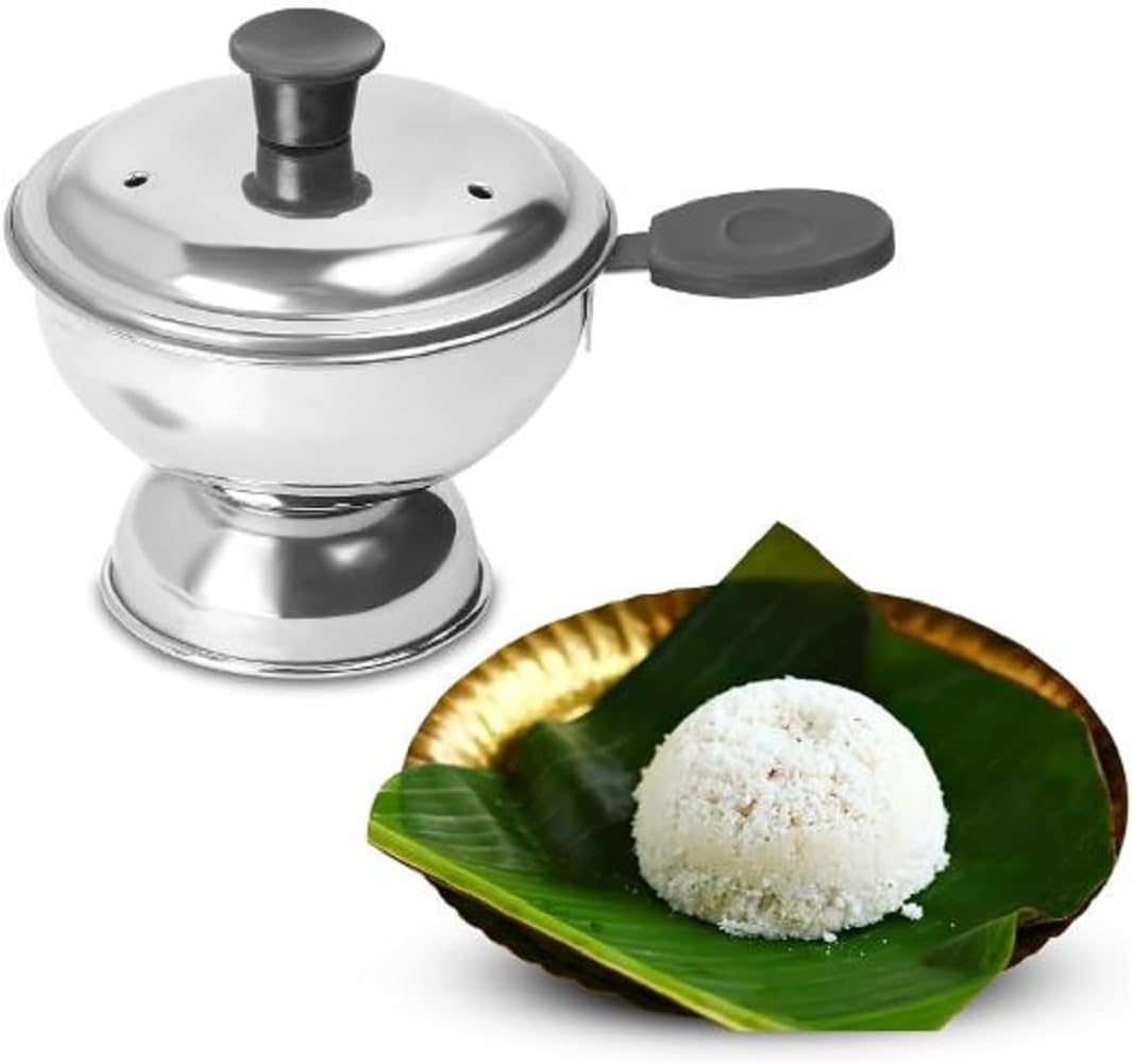 USA Deals 365 Tradtional South Indian Stainless Steel Chiratta Puttu ...