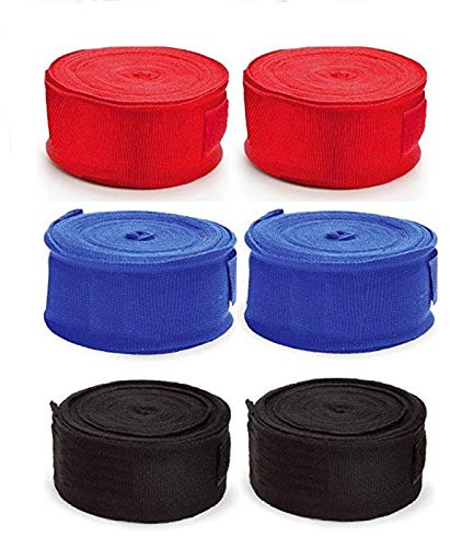 Buy VENOM Pair of Red, Blue and Black Color Hand Wraps Online at Low ...