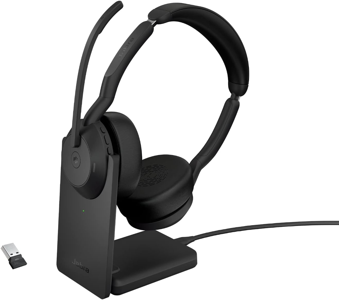 Poly Voyager Focus 2 UC schnurloses Headset mit Mikrofon & Ladestation ...