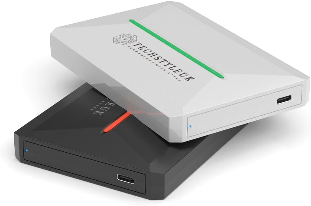 Slim Portable External Hard Drive HDD – USB 3.0/Type-C High-Speed ...