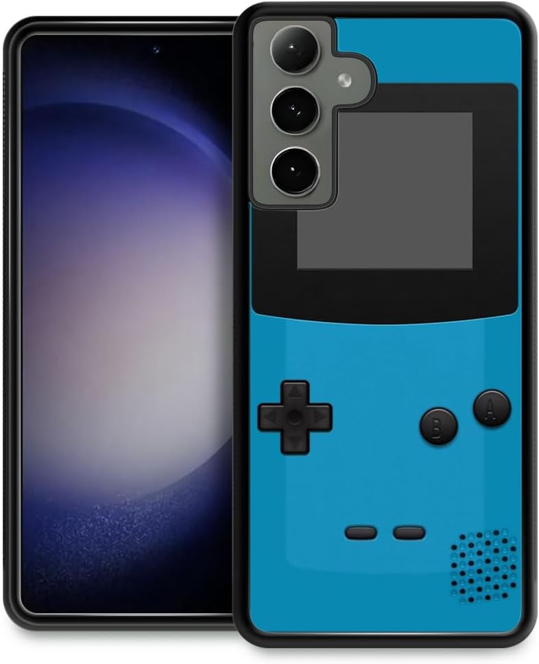 Amazon.com: Compatible with Samsung Galaxy S24 Plus Case,Blue Gameboy ...