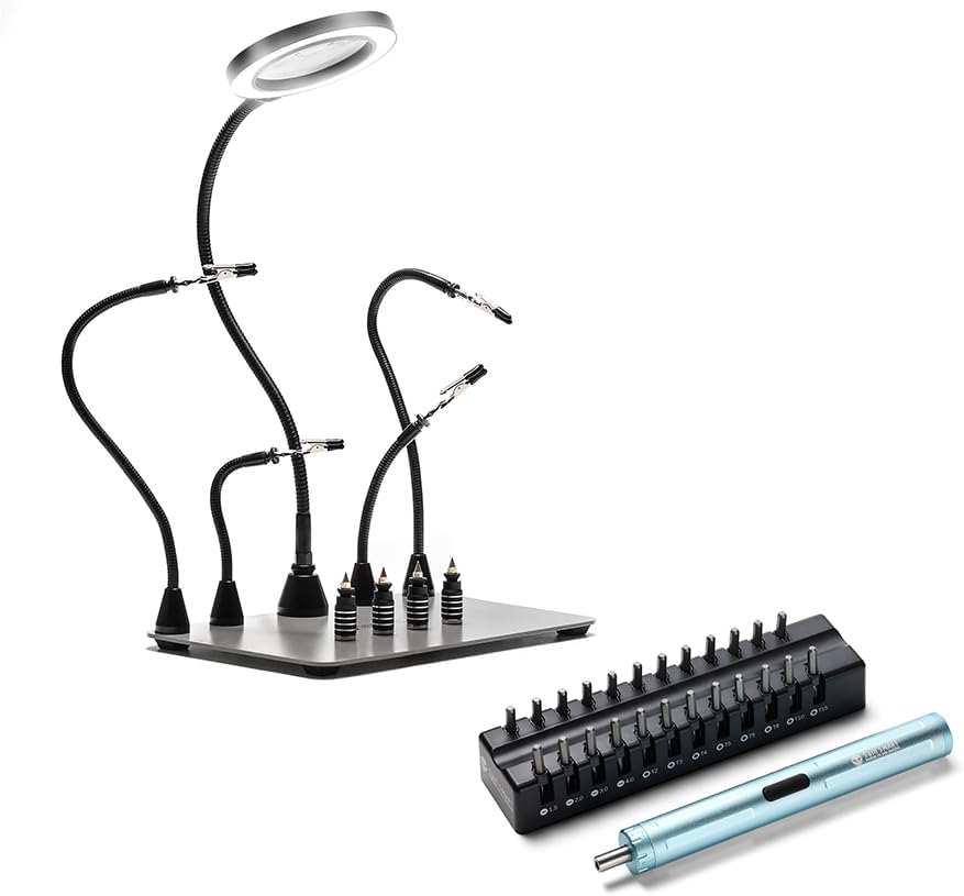 SainSmart Magnetic Helping Hands Soldering Station + SainSmart Electric ...