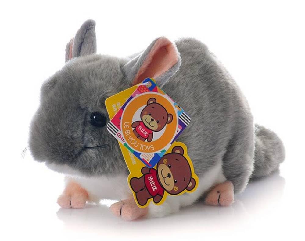 Amazon.com: Backlood Toys 12 inch Chinchilla Plush Toy Chinchilla ...
