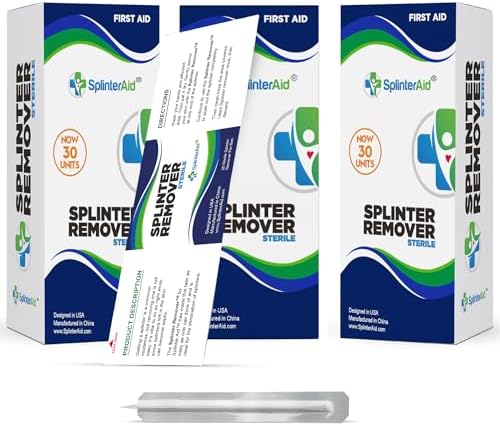 Amazon.com: SplinterAid Painless Splinter Removal Kit - 3 Pack | Pull ...