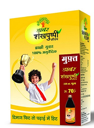 Dabur Ayuvedic Shankhpushpi Syrup - 225 ml + Free 125 ml : Amazon.in ...