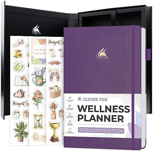 Clever Fox Wellness Planner Premium – Daily Health & Nutrition Journal ...