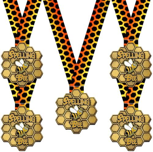 Amazon.com : Glenmal Spelling Bee Participant Award Ribbons with Card ...