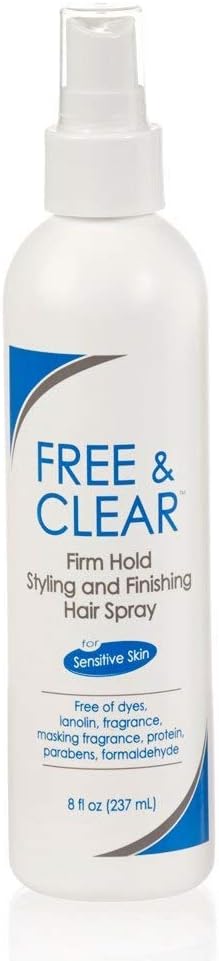 Amazon.com : Free & Clear Hairspray Firm Hold 8 Ounce 3 pack : Hair ...
