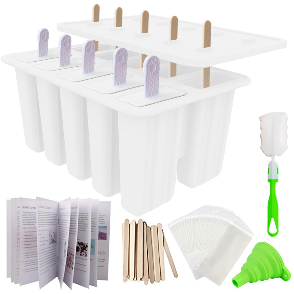 Homemade Popsicle Molds Shapes, Silicone Frozen Ice Popsicle Maker-BPA ...