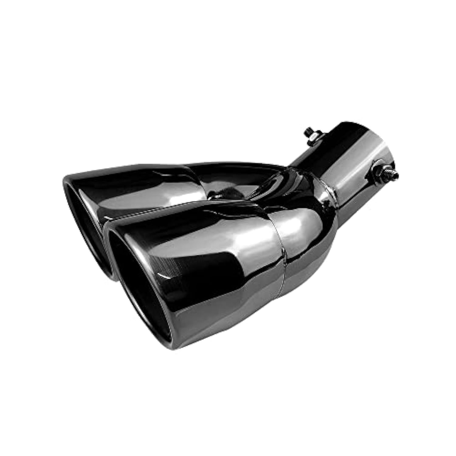 Amazon.com: OtpOutopa Dual Exhaust Tip 2.5 inch Inlet, Universal Car ...