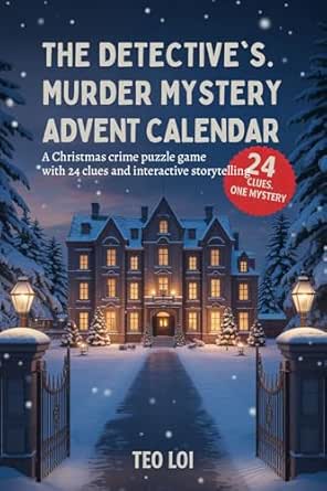 Amazon.com: The Detective’s Murder Mystery Advent Calendar A Christmas ...