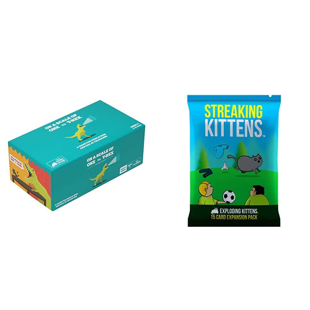 On a Scale of One to T-Rex by Exploding Kittens: A Card Game ...